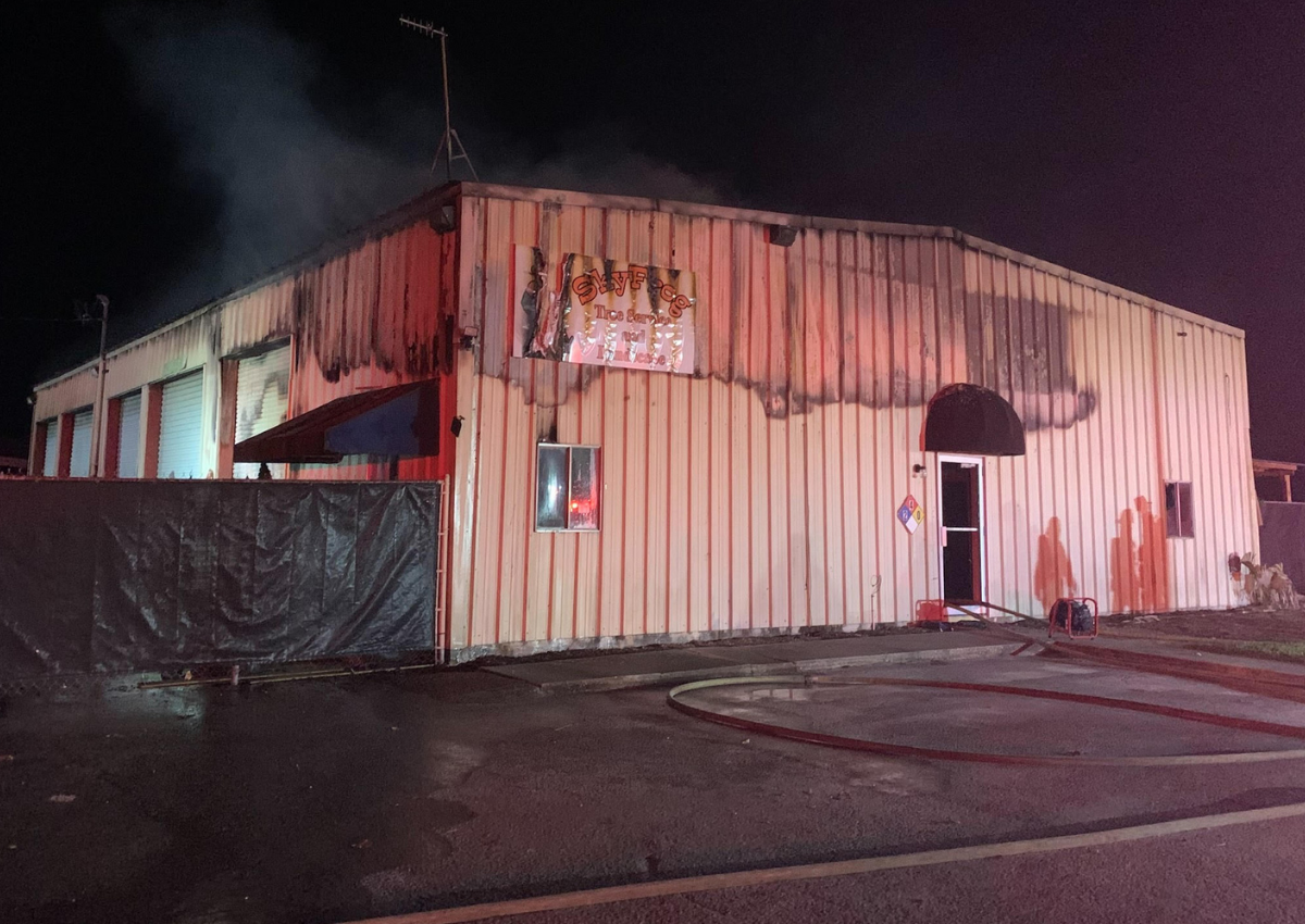 Fire singes SkyFrog Tree Service