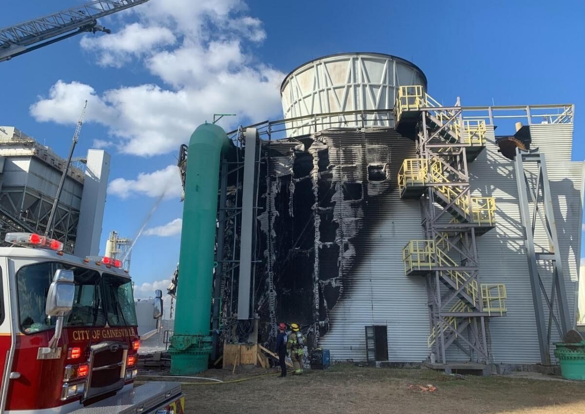 GFR responds to fire at GRU’s Deerhaven plant