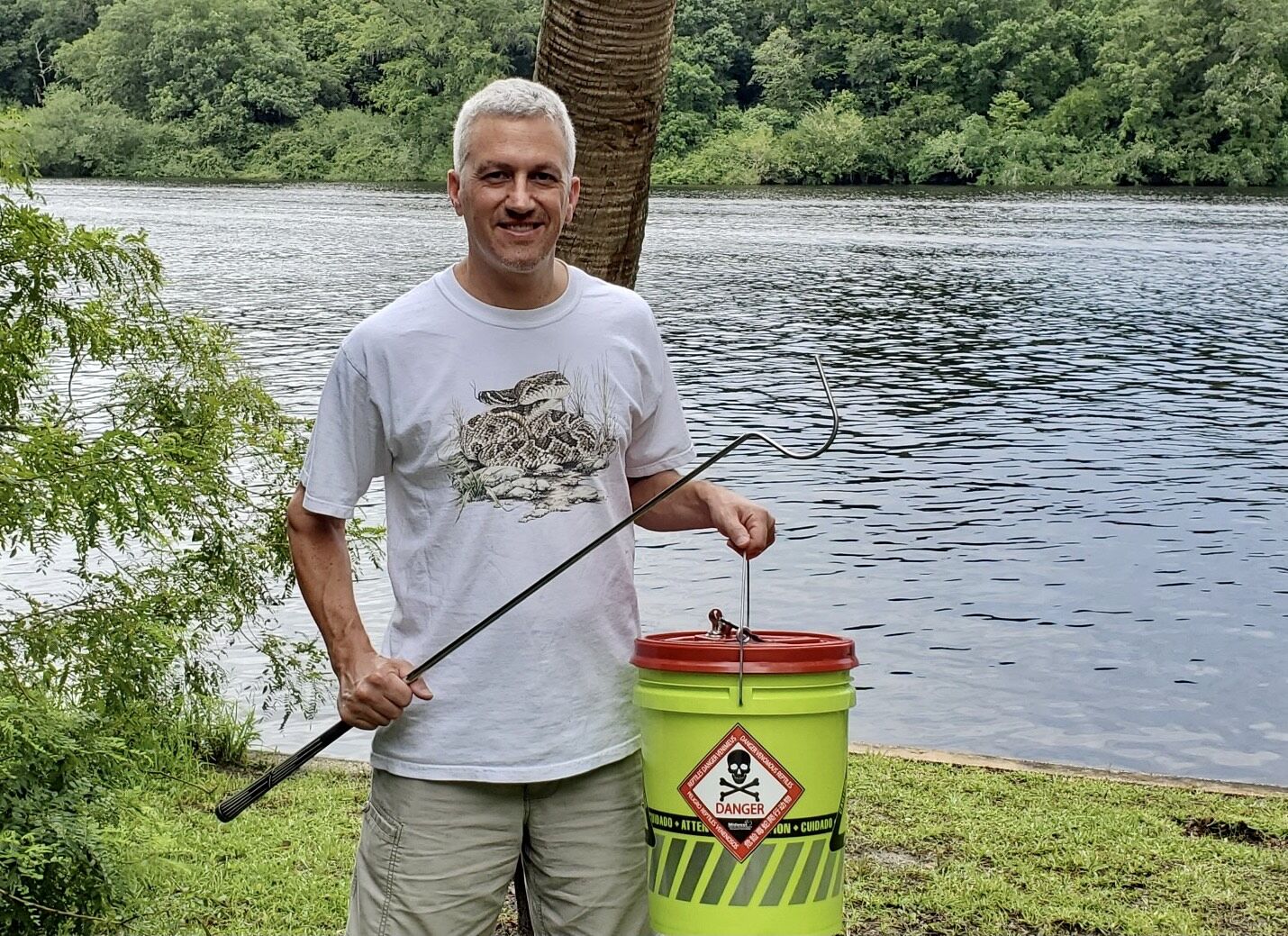 Snake expert helps when neighbors come calling