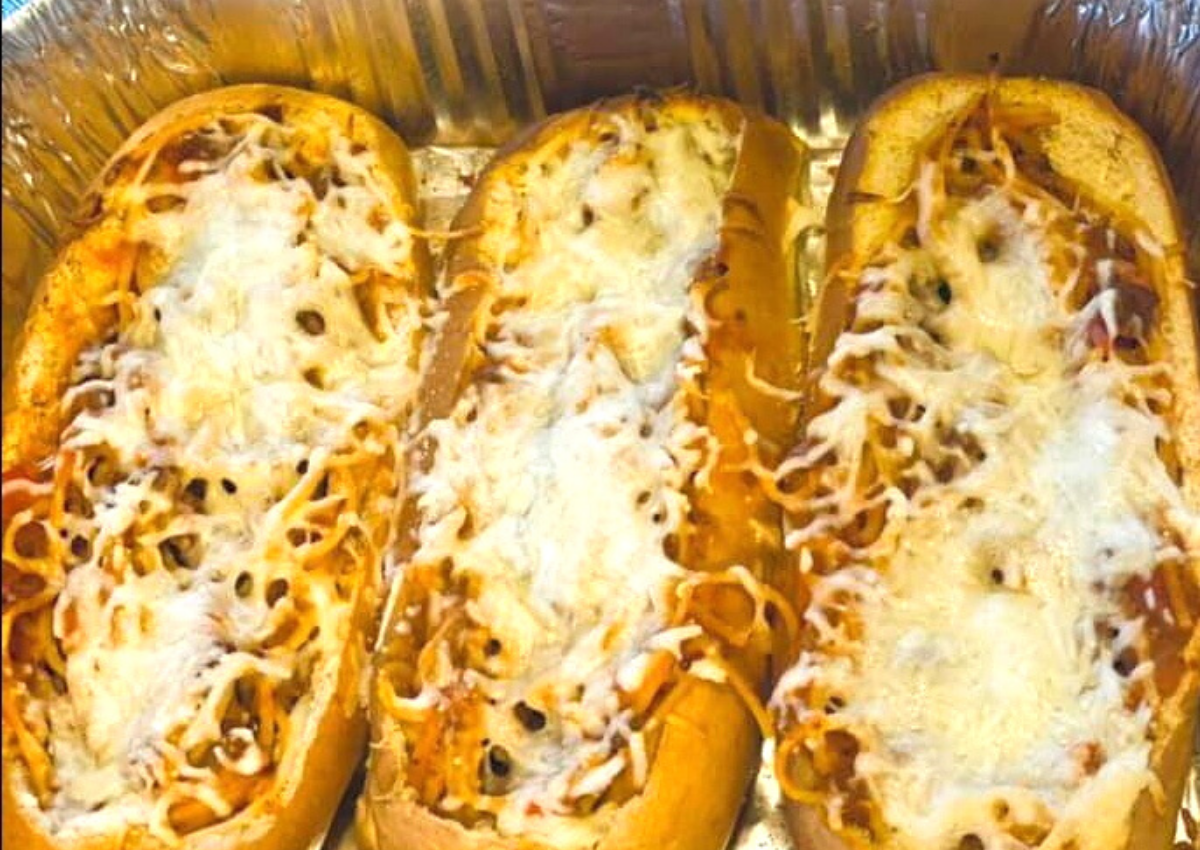 My Foodie Recipe: Taco seasoned spaghetti subs