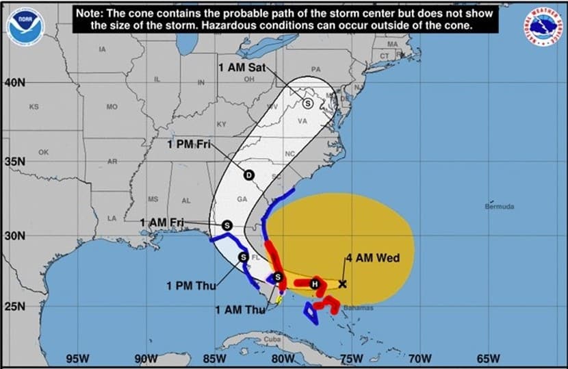 Update: Officials cancel events, prep for Nicole