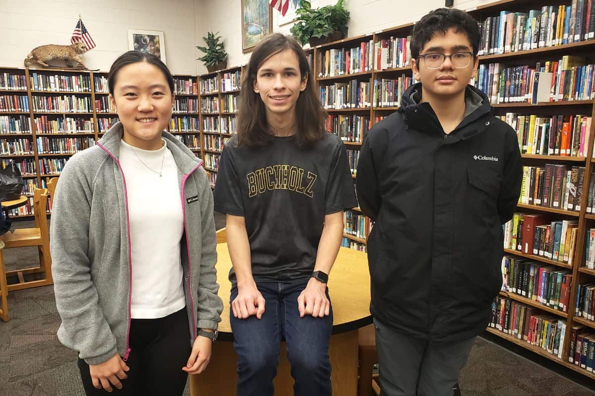 Three students achieve perfection on AP exams