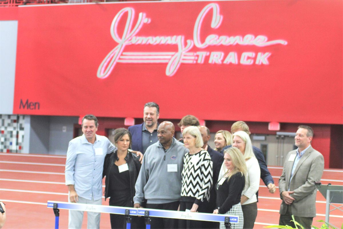 UF’s Carnes honored with track dedication