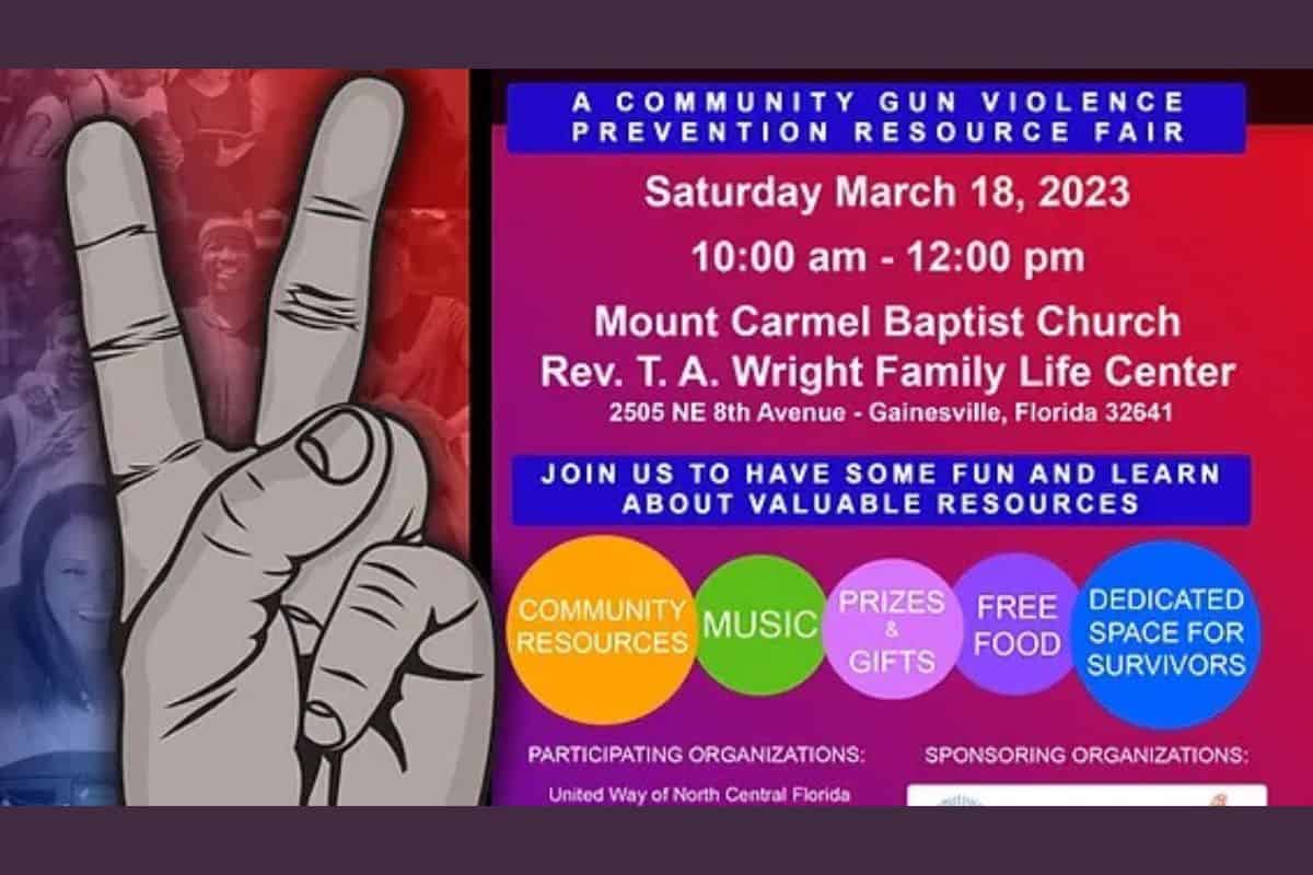GNV Gun Violence Prevention Fair to be held