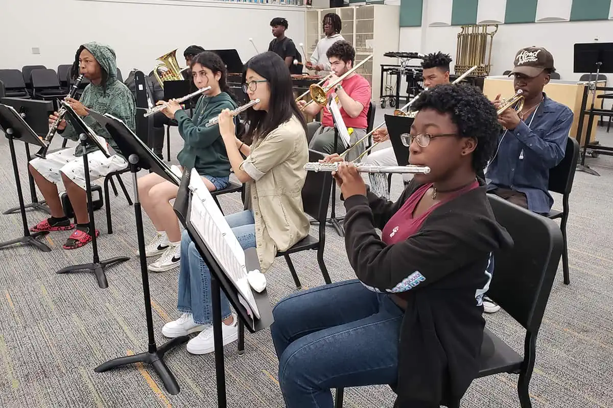 First EHS beginning band class joins marching band