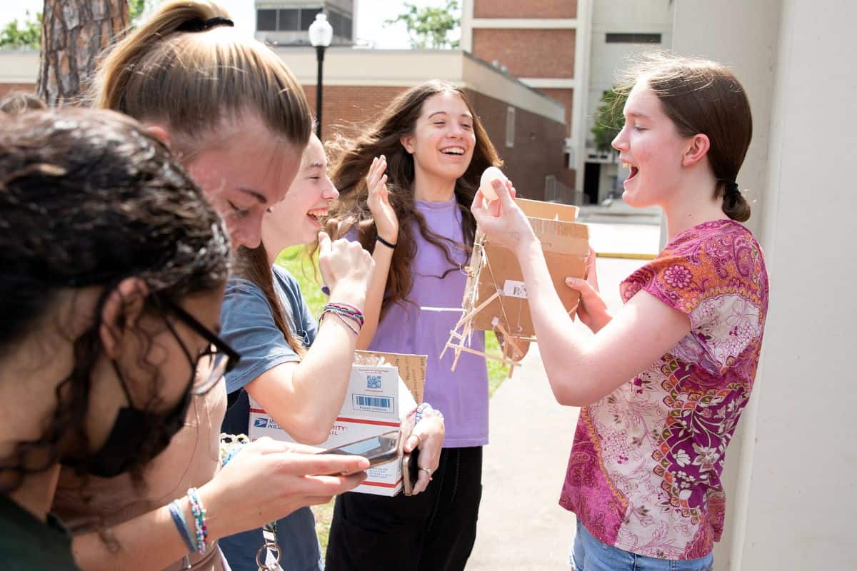 GHS students compete in annual Egg Drop Challenge