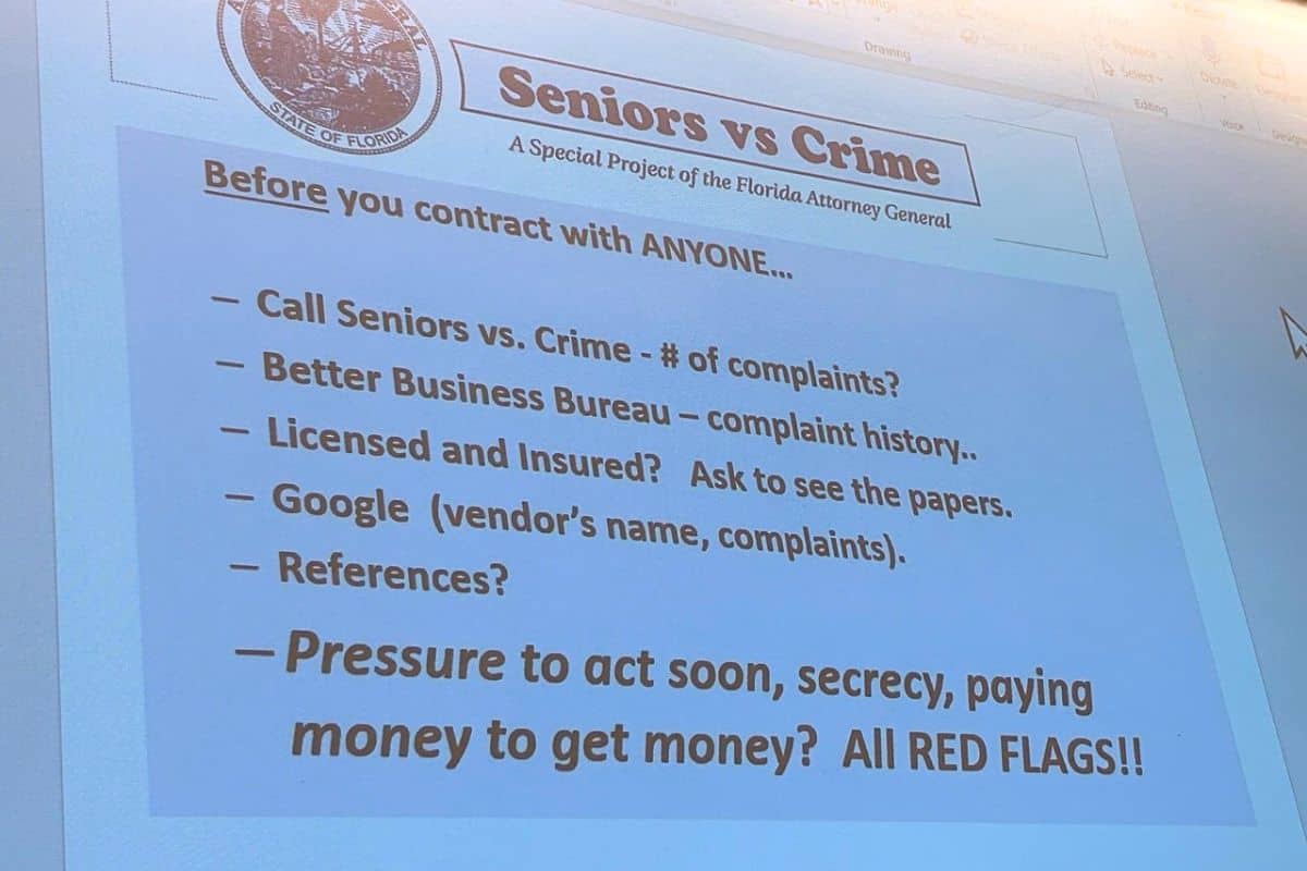Seniors take steps to fight elder crime