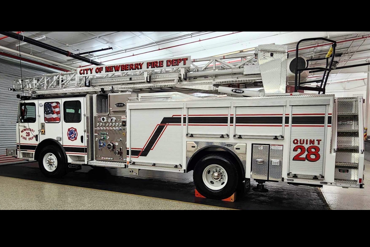 Newberry to host firetruck push-in ceremony