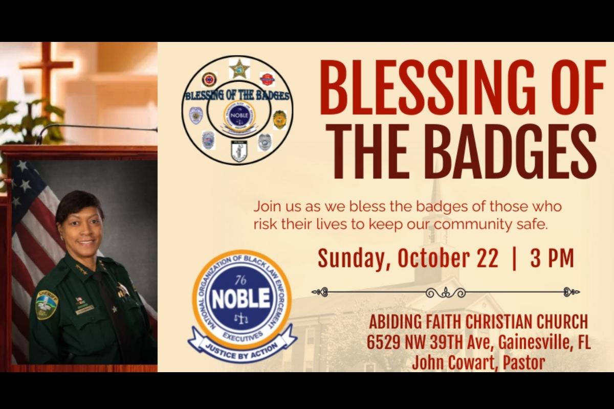 Annual Blessing of the Badges service to be held Sunday