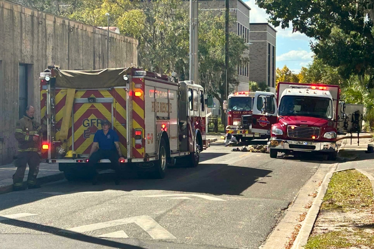 Gainesville Fire Rescue responds to medium-rise building fire