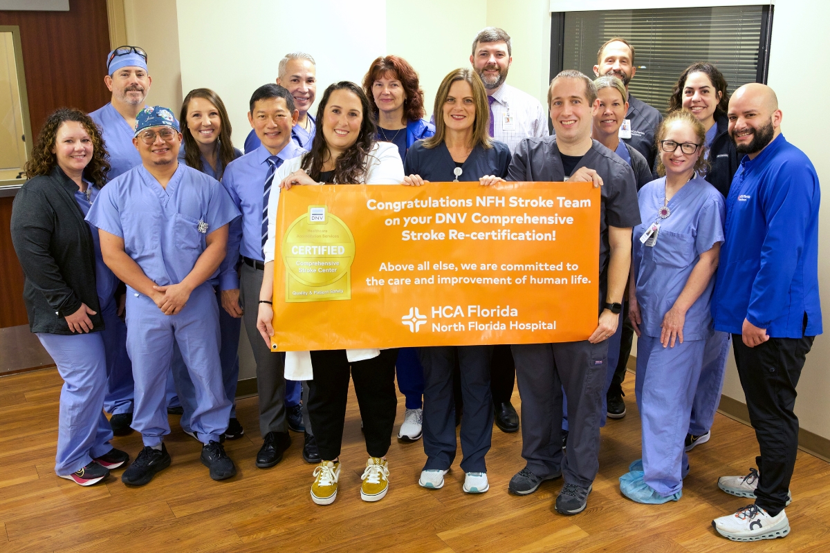HCA Florida North Florida Hospital receives stroke center recertification