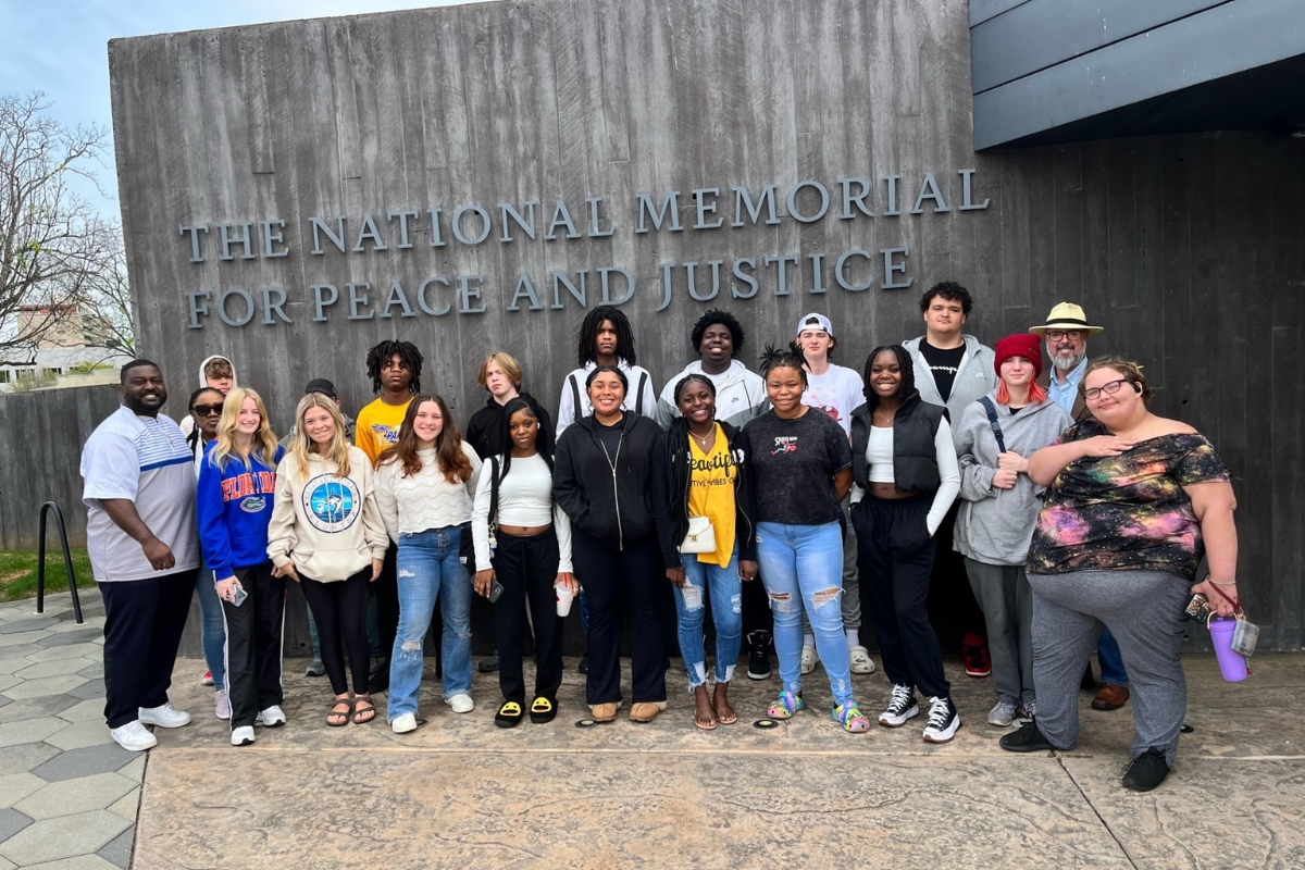 Newberry High School class visits Montgomery