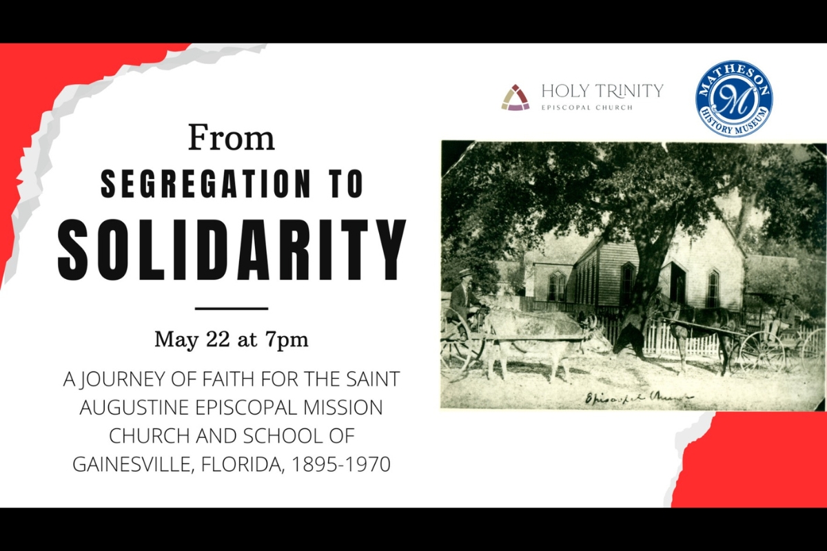 Holy Trinity parishioner to give history on Saint Augustine Mission Church