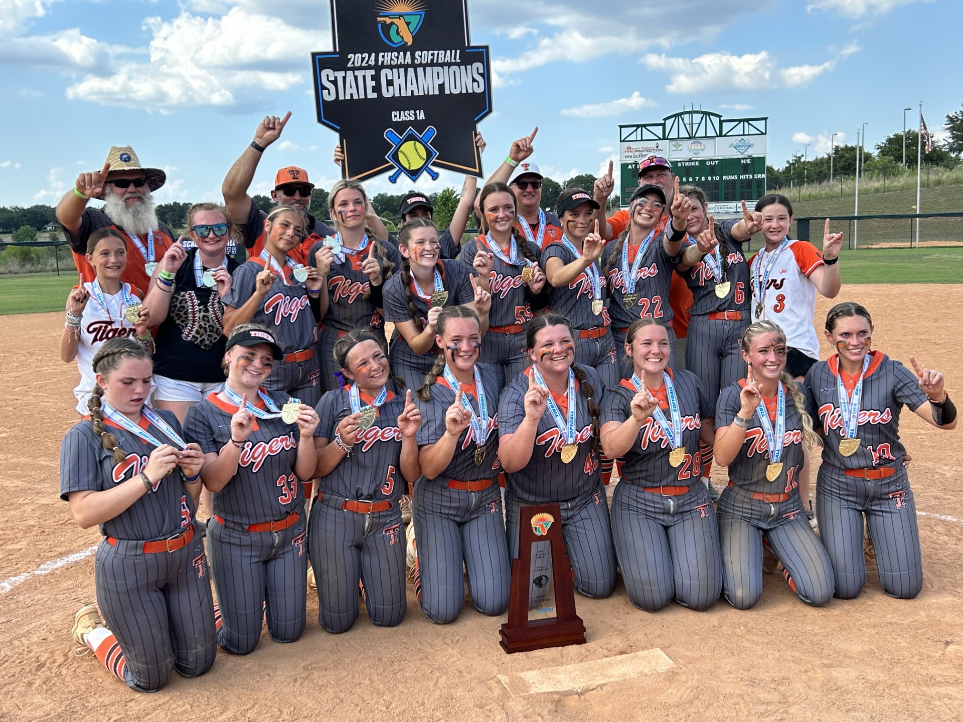 Trenton rallied to win the 2024 Class 1A softball title