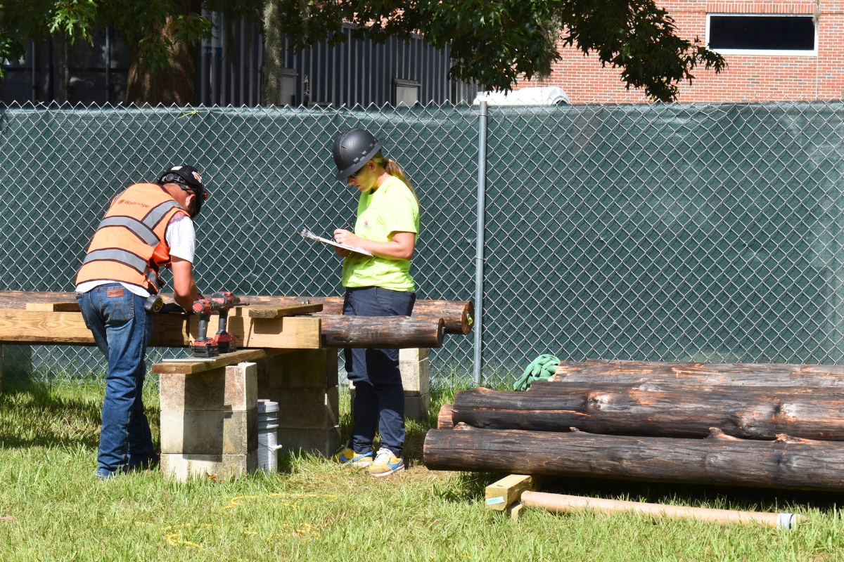 UF/IFAS pavilion uses renewable building material