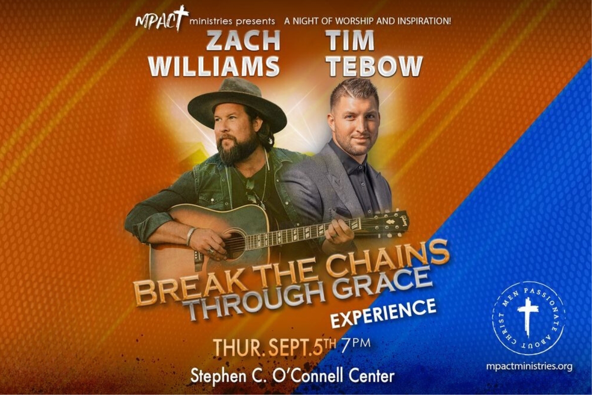 Tim Tebow, Zach Williams to headline O’Connell worship event