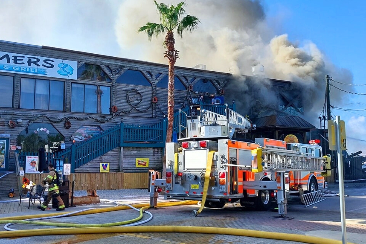 Updated: Cedar Key fire destroys, damages multiple businesses