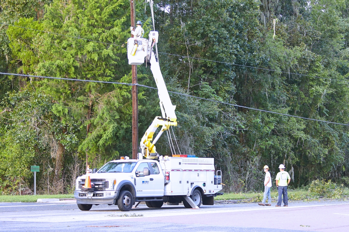 Crews Continue To Restore Power Throughout Region