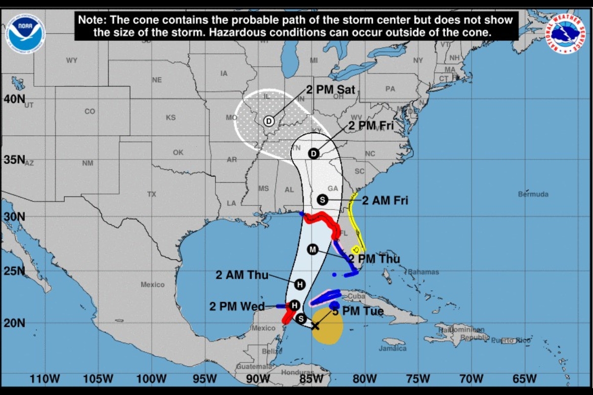 Tropical Storm Helene to intensify into hurricane strength on Wednesday