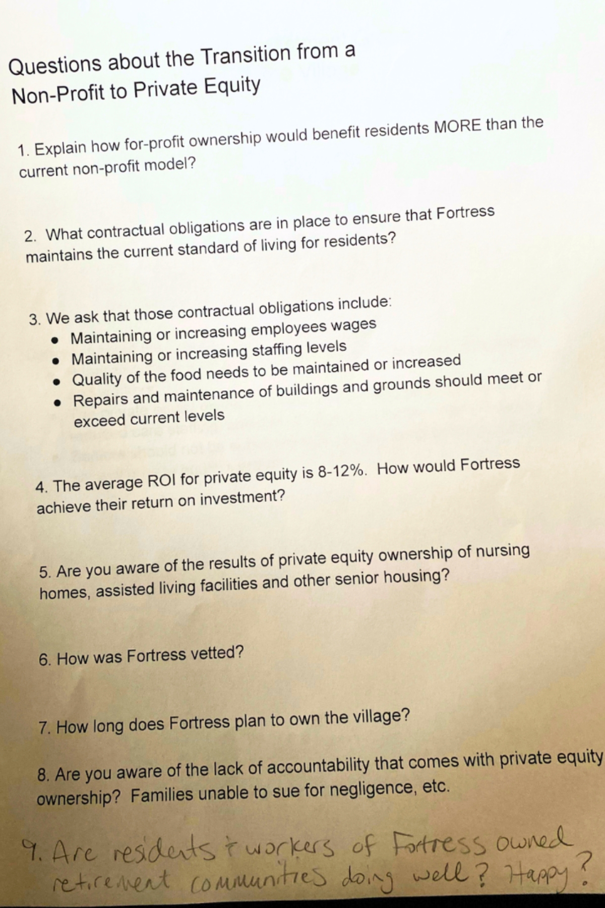 The Village at Gainesville curbs information sharing about Fortress ...