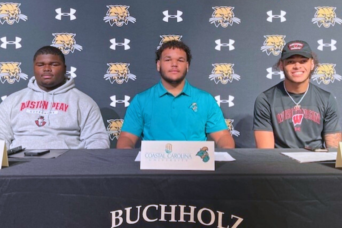 Buchholz trio sign to play Division-I college football