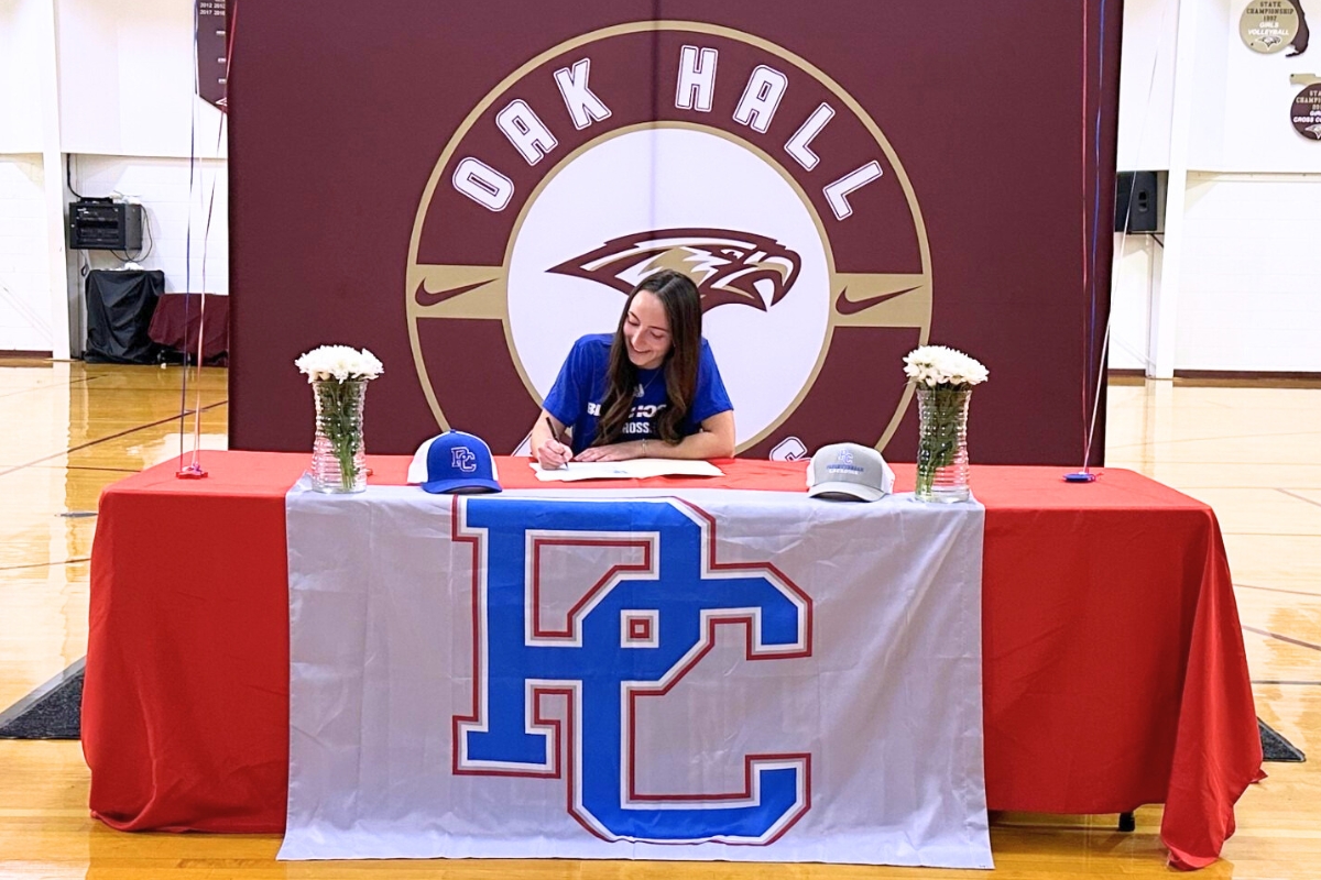 Oak Hall’s Harper Johnson signs with Presbyterian College