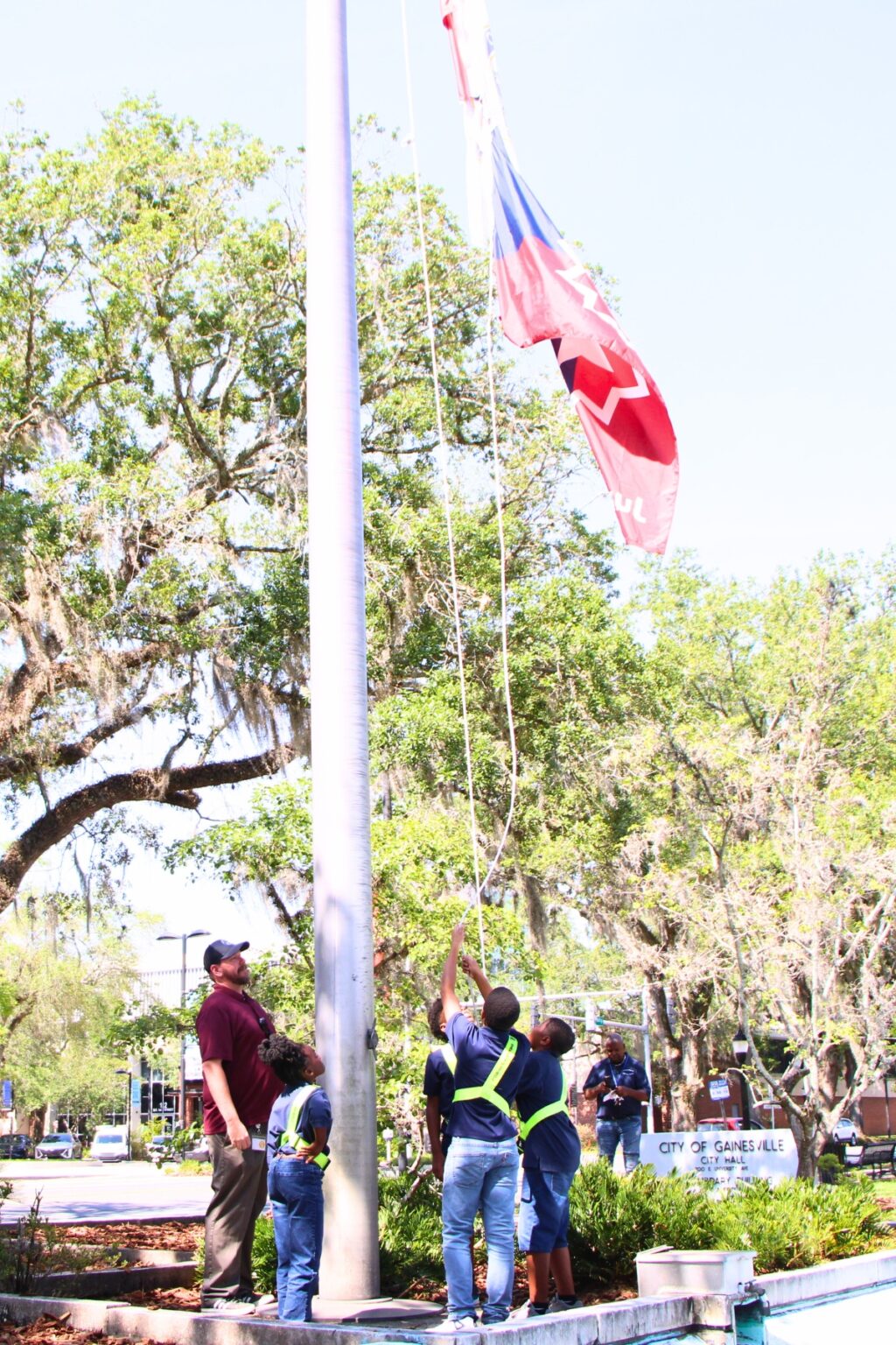 Flag raising kicks off month-long ‘Journey to Juneteenth’ celebration