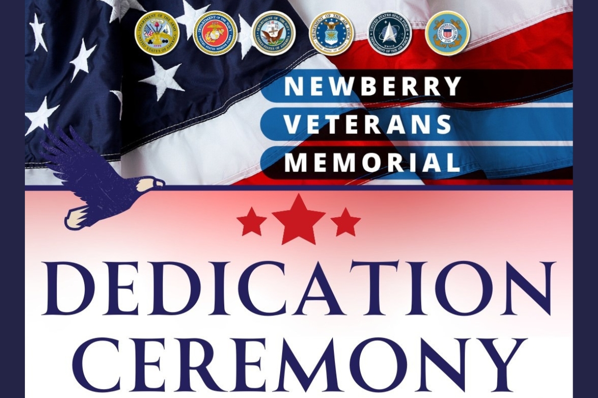Newberry to unveil Veterans Memorial on Monday