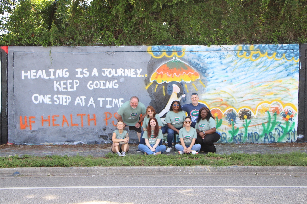 UF Health Psychiatric Hospital mural raises mental health awareness