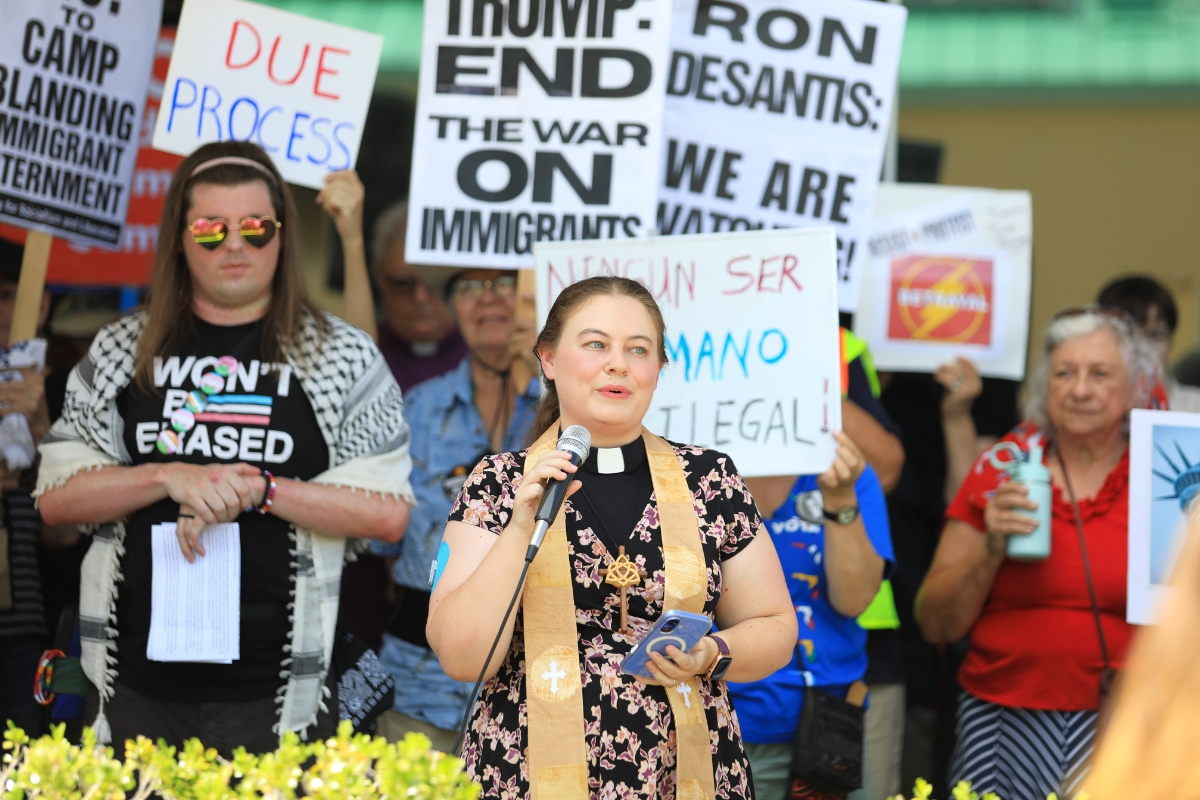 Local faith leaders, residents reject Camp Blanding’s ICE detention center