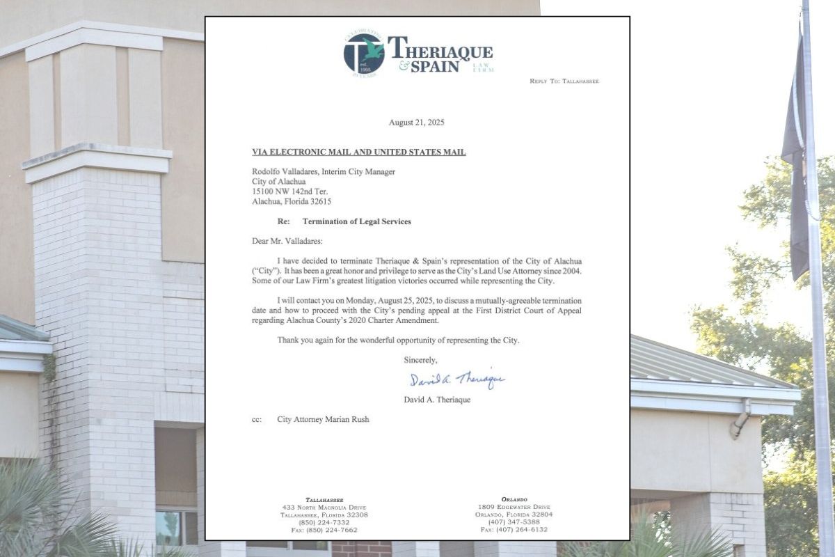 Alachua’s land use attorney terminates contract with city after 21 years