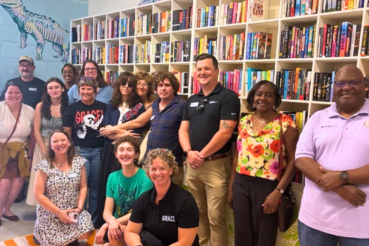 GRACE Marketplace celebrates opening of new library