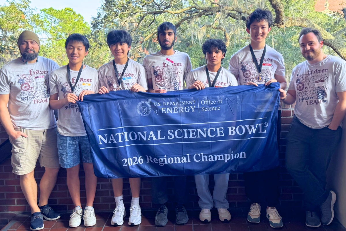 Frazer School's science bowl team wins regional competition