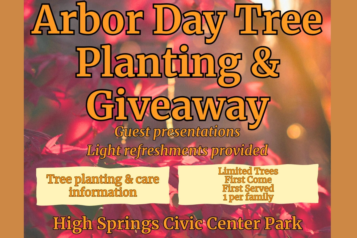 High Springs to host Arbor Day Tree Planting and Giveaway on Saturday