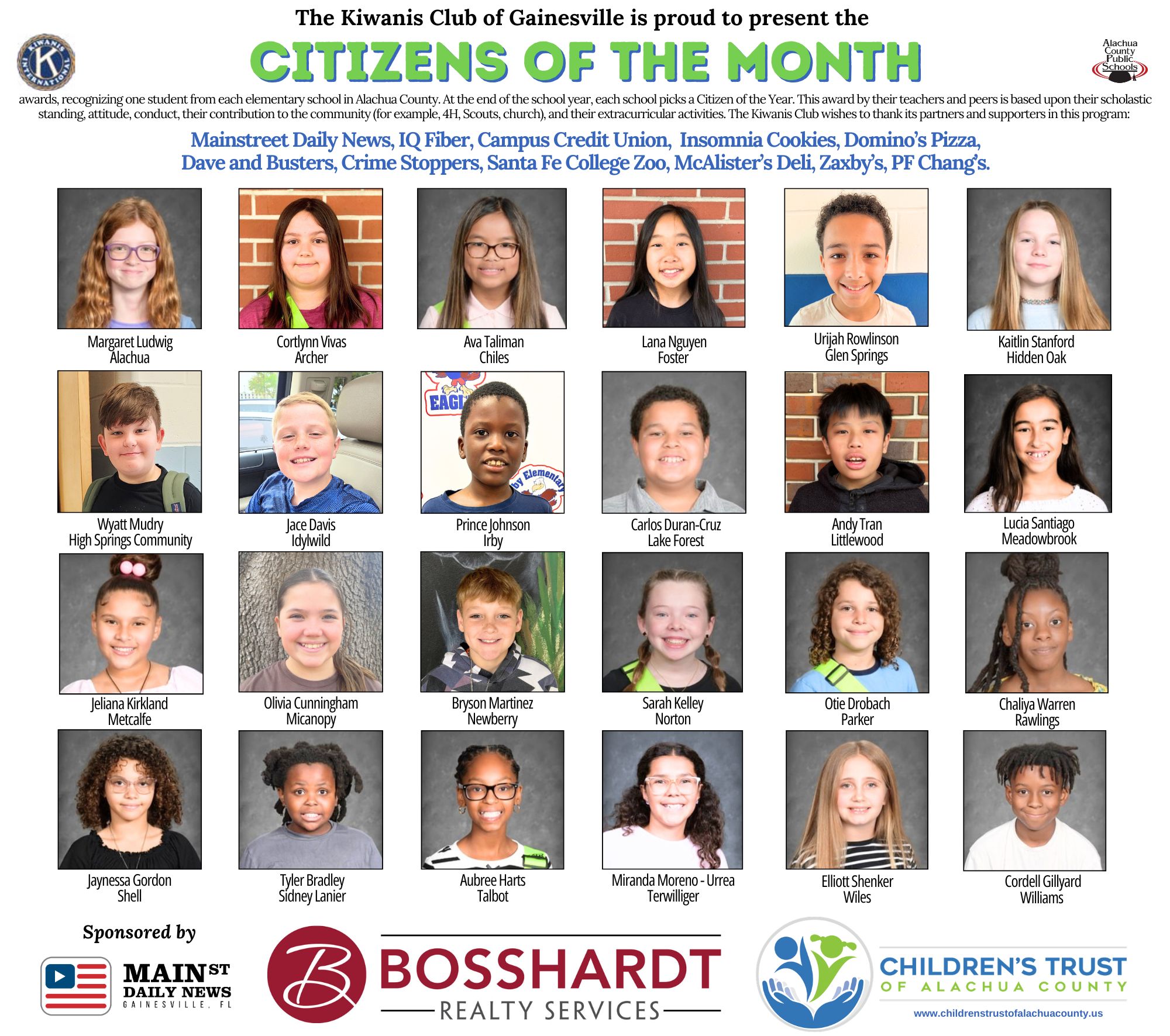 March 2026 Citizens of the Month